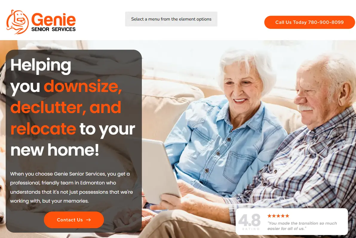 Senior Moving & Downsizing - Genie Senior Services Edmonton